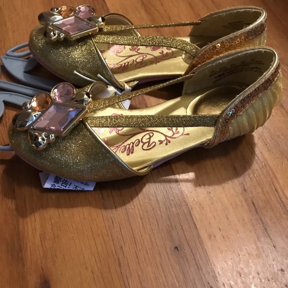 Disney | Shoes | Disney Princess Belle Girls Slippers Size 112 New ...